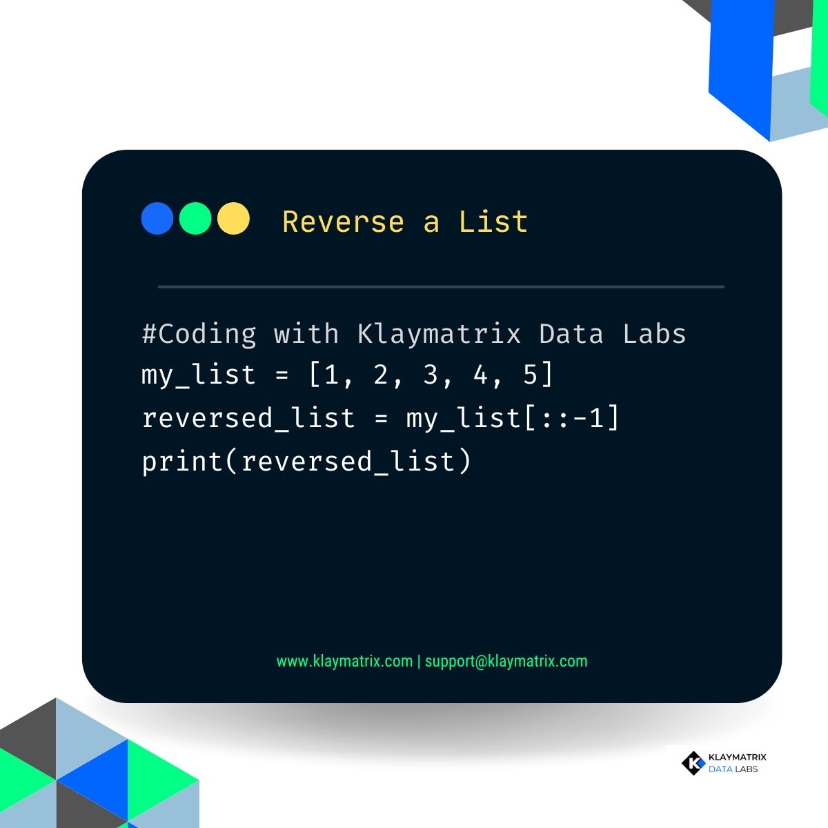 Klaymatrix Data Labs on LinkedIn: #python #pythonprogramming # ... Klaymatrix Data Labs on LinkedIn: #python #pythonprogramming # ...