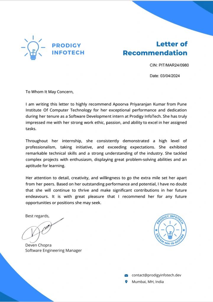 Apoorva Kumar on LinkedIn: #prodigyinfotech #softwaredevelopment # ... Apoorva Kumar on LinkedIn: #prodigyinfotech #softwaredevelopment # ...