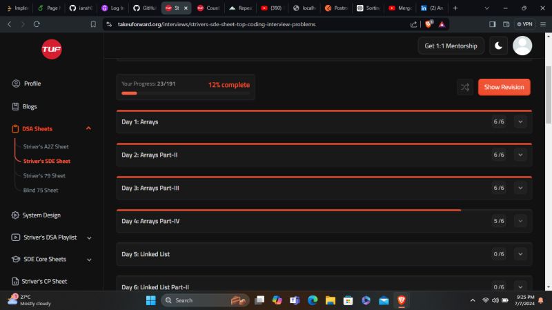 Ansh Saini on LinkedIn: #striversheetchallenge #algorithms # ... Ansh Saini on LinkedIn: #striversheetchallenge #algorithms # ...