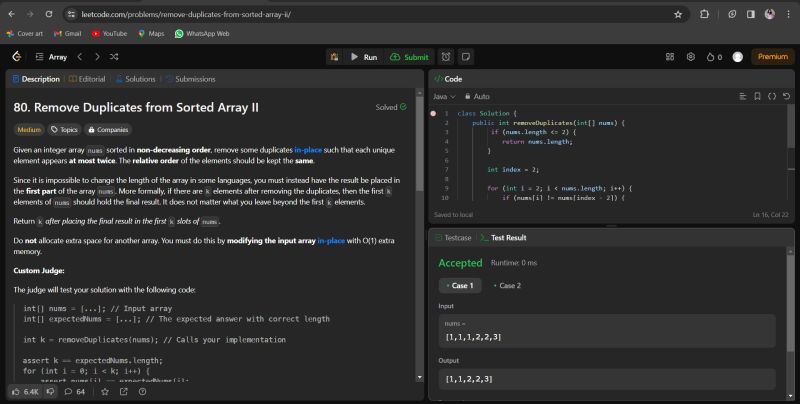 A. Sanjana Senapati on LinkedIn: #100daysofcodingchallenge #leetcode # ... A. Sanjana Senapati on LinkedIn: #100daysofcodingchallenge #leetcode # ...