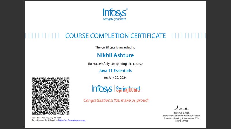 Nikhil Ashture on LinkedIn: #java #javaprogramming #learning # ... Nikhil Ashture on LinkedIn: #java #javaprogramming #learning # ...