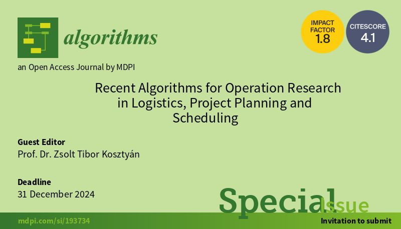 Algorithms MDPI on LinkedIn: #specialissue #operationresearch # ... Algorithms MDPI on LinkedIn: #specialissue #operationresearch # ...