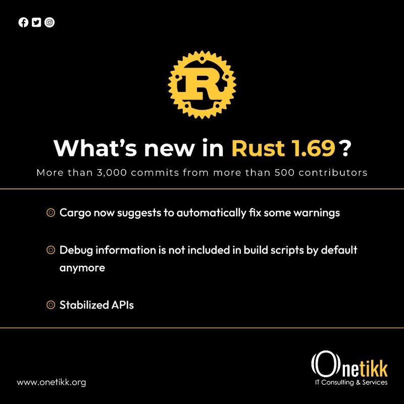Onetikk Consultants PVT LTD on LinkedIn: #rustlang #rustprogramming # ... Onetikk Consultants PVT LTD on LinkedIn: #rustlang #rustprogramming # ...
