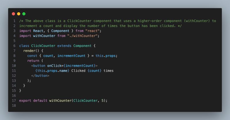 Subham Char on LinkedIn: Higher-Order Components (HOCs) in React are a ... Subham Char on LinkedIn: Higher-Order Components (HOCs) in React are a ...