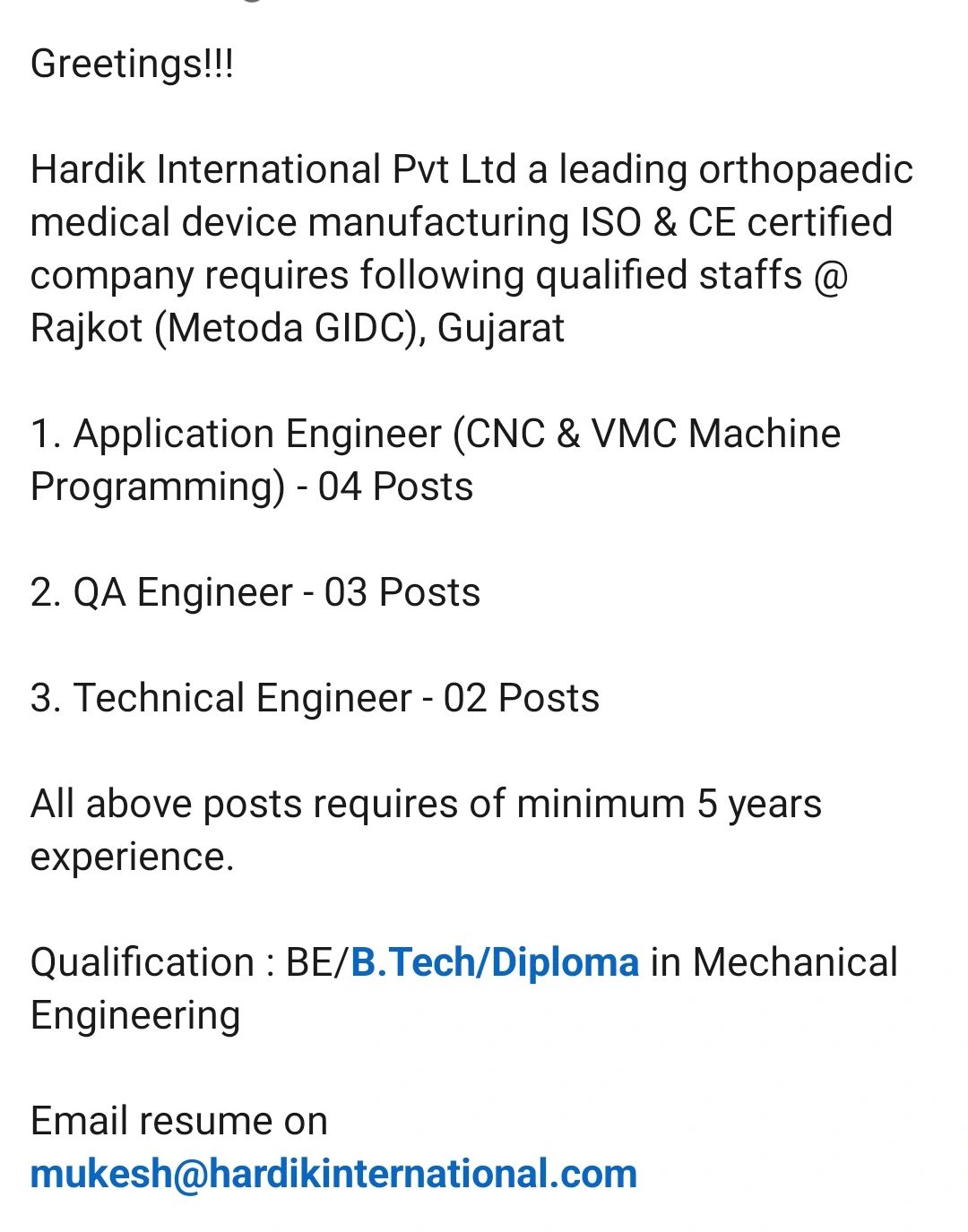 Pratik Khairnar ☑ on LinkedIn: Follow Pratik Khairnar ☑ for more job ... Pratik Khairnar ☑ on LinkedIn: Follow Pratik Khairnar ☑ for more job ...