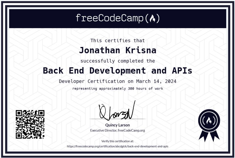Jonathan Krisna on LinkedIn: #nodejs #expressjs #mongodb # ... Jonathan Krisna on LinkedIn: #nodejs #expressjs #mongodb # ...