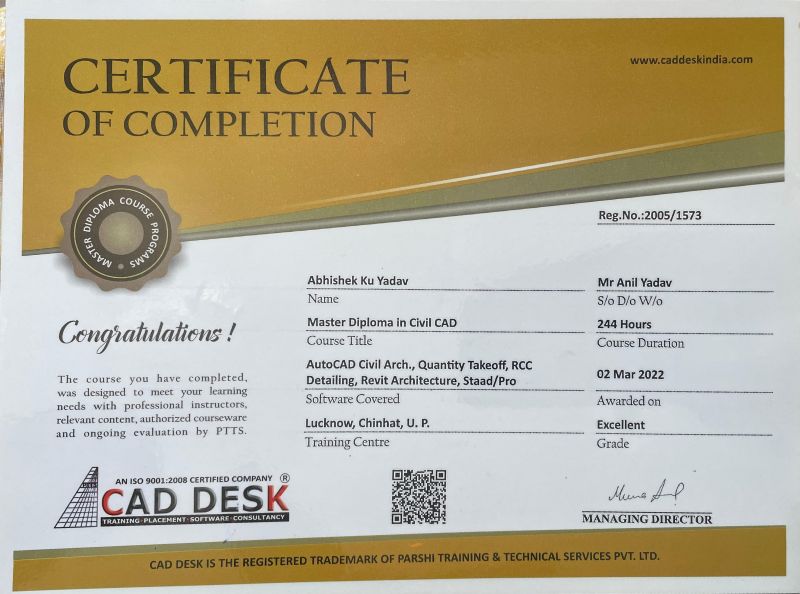 Abhishek Kumar Yadav on LinkedIn: #master_diploma_in_civil_cad Abhishek Kumar Yadav on LinkedIn: #master_diploma_in_civil_cad