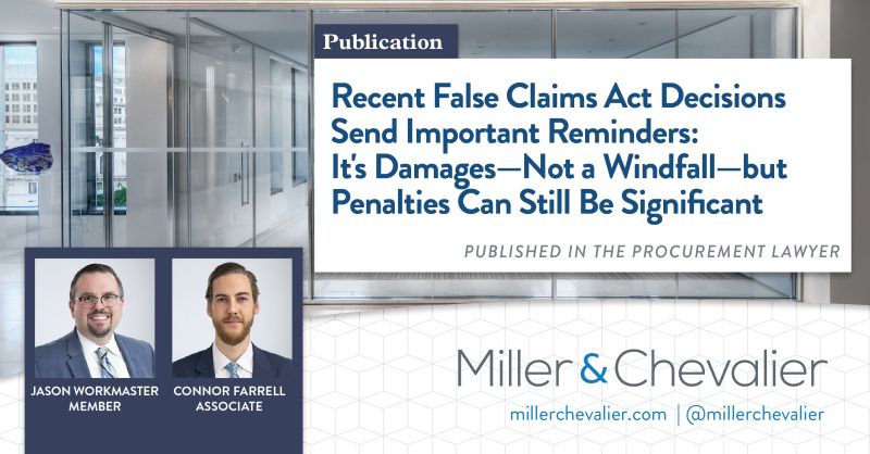 Jason Workmaster on LinkedIn: Recent False Claims Act Decisions Send ... Jason Workmaster on LinkedIn: Recent False Claims Act Decisions Send ...