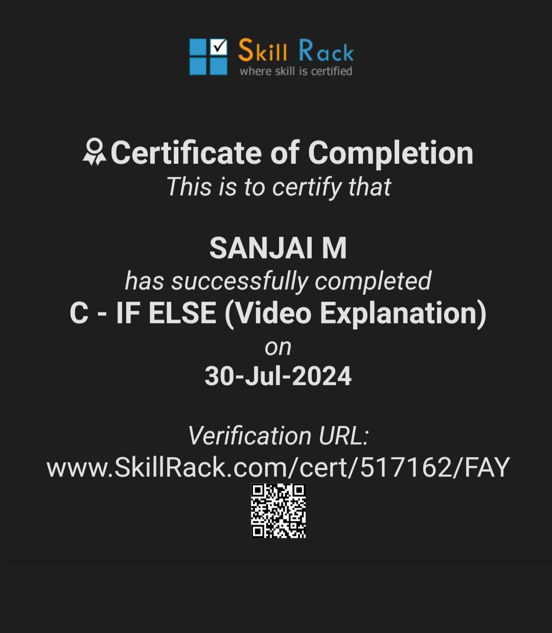 SANJAI M on LinkedIn: #programming #cprogramming #skillrack #coding # ... SANJAI M on LinkedIn: #programming #cprogramming #skillrack #coding # ...