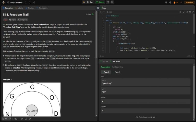 Vigash Kumar S on LinkedIn: #dynamicprogramming #algorithms #coding Vigash Kumar S on LinkedIn: #dynamicprogramming #algorithms #coding