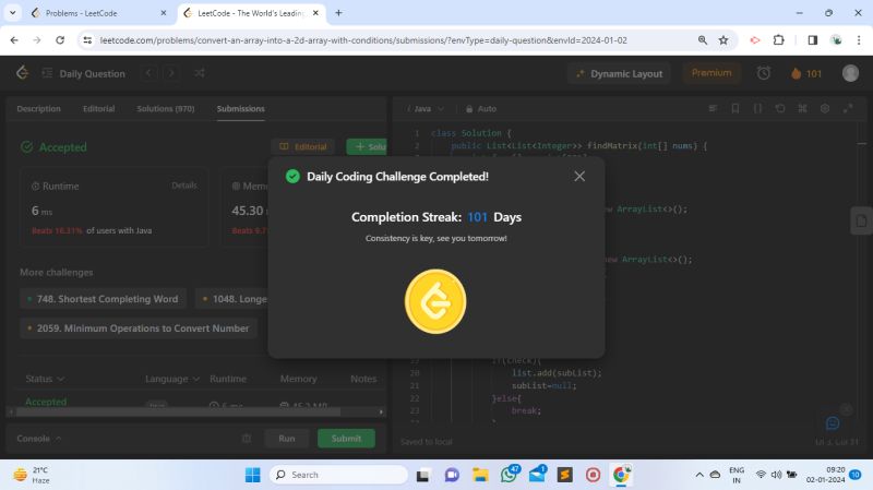 Dhanush Kaduluri on LinkedIn: #dailypractice #codingchallenge #leetcode ... Dhanush Kaduluri on LinkedIn: #dailypractice #codingchallenge #leetcode ...