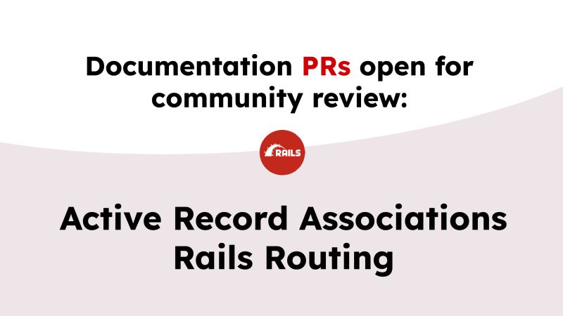 Ruby on Rails - The Rails Foundation on LinkedIn: There are 2 new Rails ... Ruby on Rails - The Rails Foundation on LinkedIn: There are 2 new Rails ...