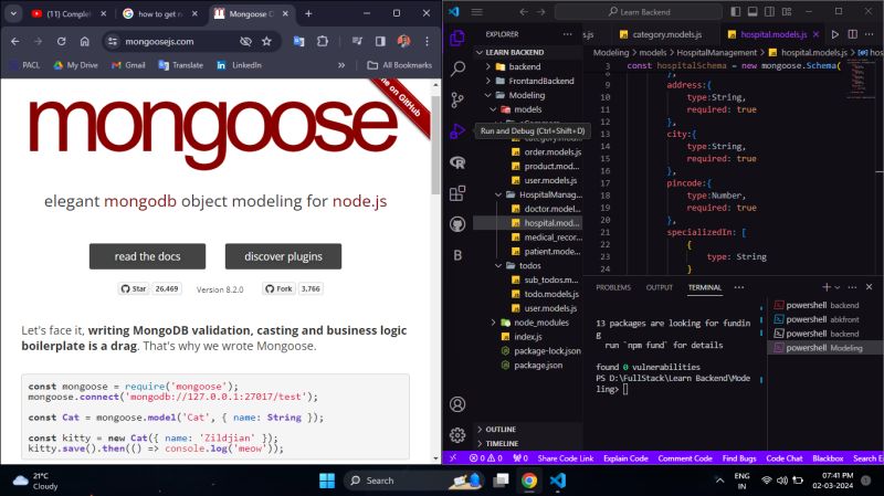 Abhishek Singh on LinkedIn: #backendbeginner #chaiaurcode #mongoosemagic Abhishek Singh on LinkedIn: #backendbeginner #chaiaurcode #mongoosemagic