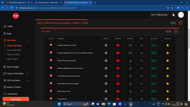 Rahul_Pratap _Singh on LinkedIn: #dsa #coding #striverssheet # ... Rahul_Pratap _Singh on LinkedIn: #dsa #coding #striverssheet # ...
