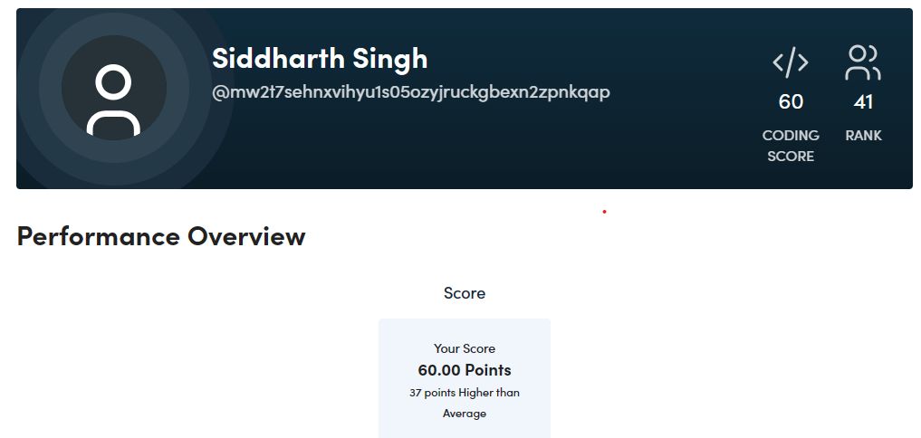 Siddharth Singh on LinkedIn: #coding #consistency #geeksforgeeks Siddharth Singh on LinkedIn: #coding #consistency #geeksforgeeks