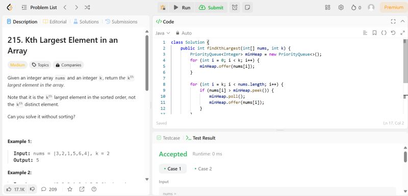 Nandini Kothari on LinkedIn: #100daysofcode #kthlargestelement #minheap ... Nandini Kothari on LinkedIn: #100daysofcode #kthlargestelement #minheap ...