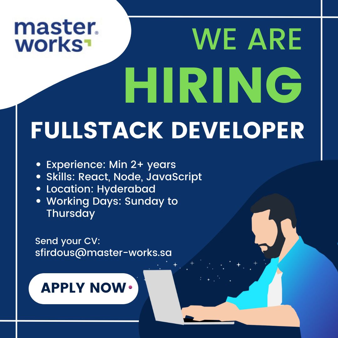 Shaik Hazeera Firdous on LinkedIn: #hiring #fullstackengineer #nodejs # ... Shaik Hazeera Firdous on LinkedIn: #hiring #fullstackengineer #nodejs # ...