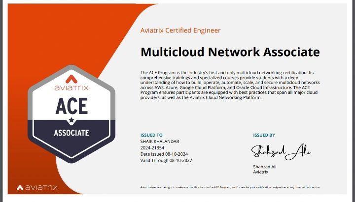 Kalandar shaik on LinkedIn: #multicloudnetworking #cloudcomputing # ... Kalandar shaik on LinkedIn: #multicloudnetworking #cloudcomputing # ...