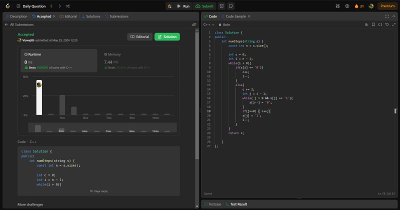 Viswajith S on LinkedIn: #algorithm #leetcode #leetcodedailychallenge Viswajith S on LinkedIn: #algorithm #leetcode #leetcodedailychallenge