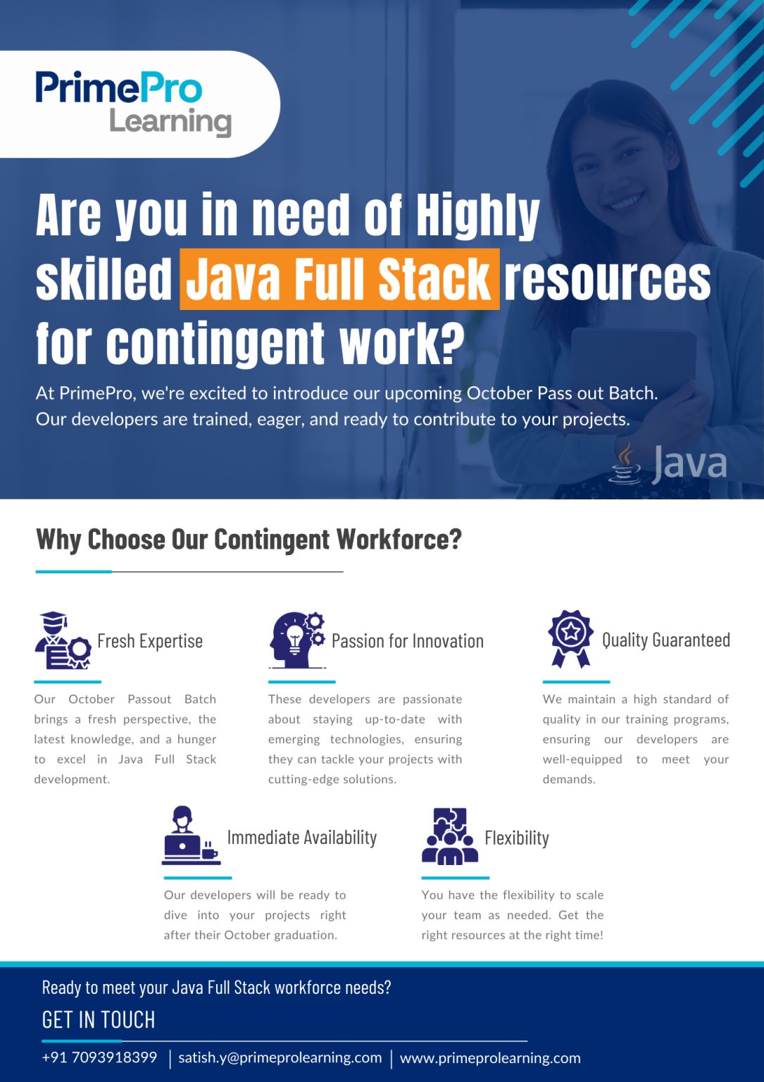 PRIMEPRO LEARNING on LinkedIn: #javafullstack #immediatejoiners #java # ... PRIMEPRO LEARNING on LinkedIn: #javafullstack #immediatejoiners #java # ...