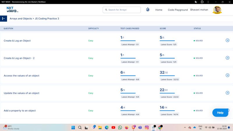 Bhavani Mohan Tigala on LinkedIn: #coding #consistency #javascript # ... Bhavani Mohan Tigala on LinkedIn: #coding #consistency #javascript # ...