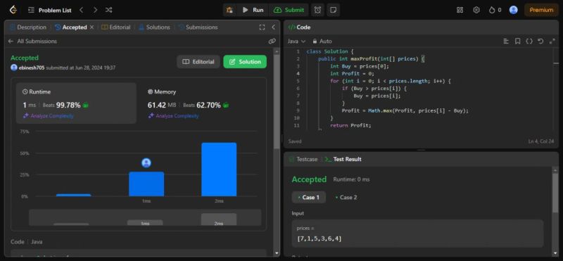 EBINESH k on LinkedIn: #problemsolving #100daysofcode ... EBINESH k on LinkedIn: #problemsolving #100daysofcode ...
