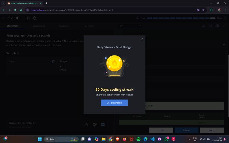 Suvigya Rai on LinkedIn: #codechef #programming #consistency #50daysofcode Suvigya Rai on LinkedIn: #codechef #programming #consistency #50daysofcode