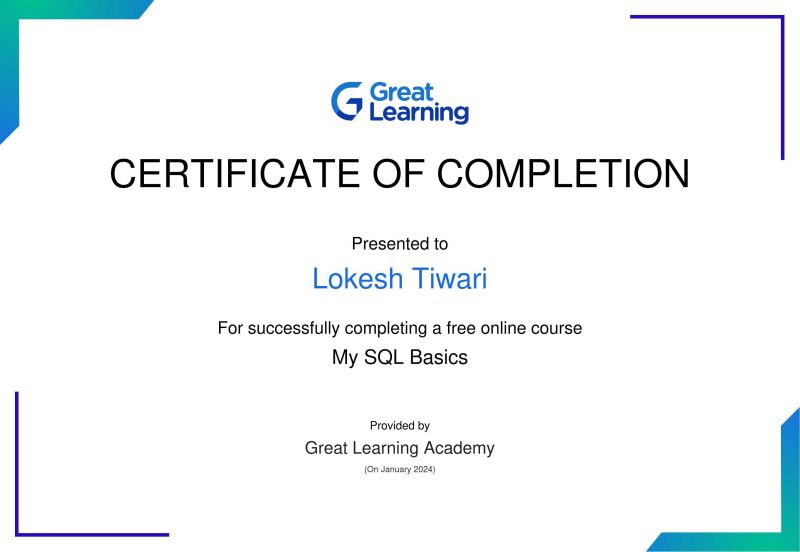 Lokesh Tiwari on LinkedIn: #greatlearningacademy #greatlearning # ... Lokesh Tiwari on LinkedIn: #greatlearningacademy #greatlearning # ...