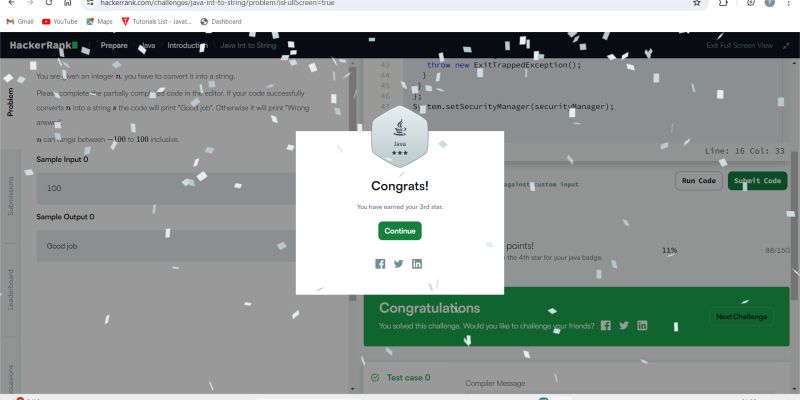 YALAGANDULA BABY RAMYA on LinkedIn: #java #coding #achievement # ... YALAGANDULA BABY RAMYA on LinkedIn: #java #coding #achievement # ...