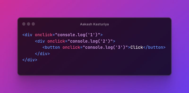 Aakash Kasturiya on LinkedIn: #javascript #eventhandling # ... Aakash Kasturiya on LinkedIn: #javascript #eventhandling # ...