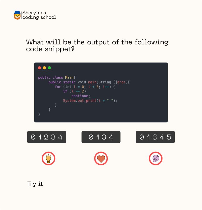 Sheryians Coding School on LinkedIn: #java #codingchallenge #developers ... Sheryians Coding School on LinkedIn: #java #codingchallenge #developers ...