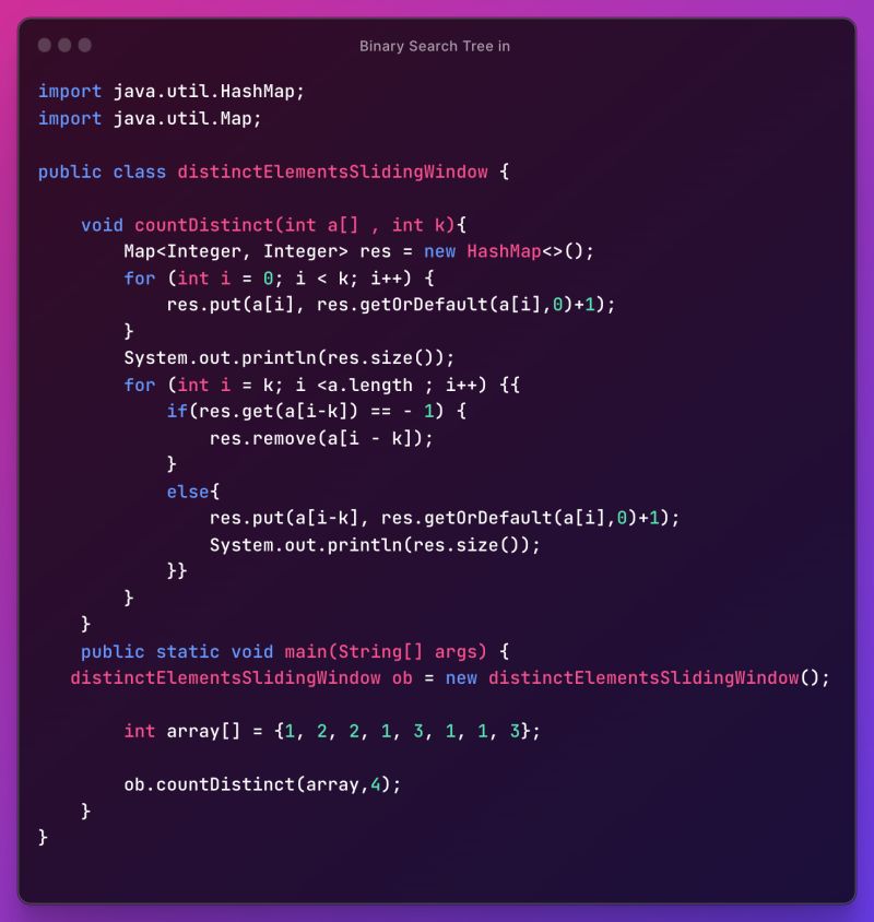 Reedam Ranjan on LinkedIn: #distinct #java #100daysofcode #datastructures Reedam Ranjan on LinkedIn: #distinct #java #100daysofcode #datastructures