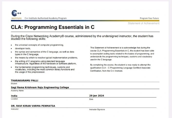 Tarakram Palli on LinkedIn: Cisco c programming Tarakram Palli on LinkedIn: Cisco c programming