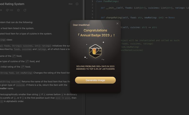 ADIL KHAN on LinkedIn: #leetcode #leetcodeannualbadge2023 # ... ADIL KHAN on LinkedIn: #leetcode #leetcodeannualbadge2023 # ...