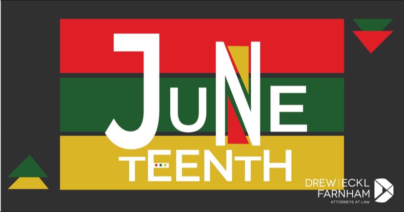 Drew Eckl & Farnham on LinkedIn: #juneteenth Drew Eckl & Farnham on LinkedIn: #juneteenth