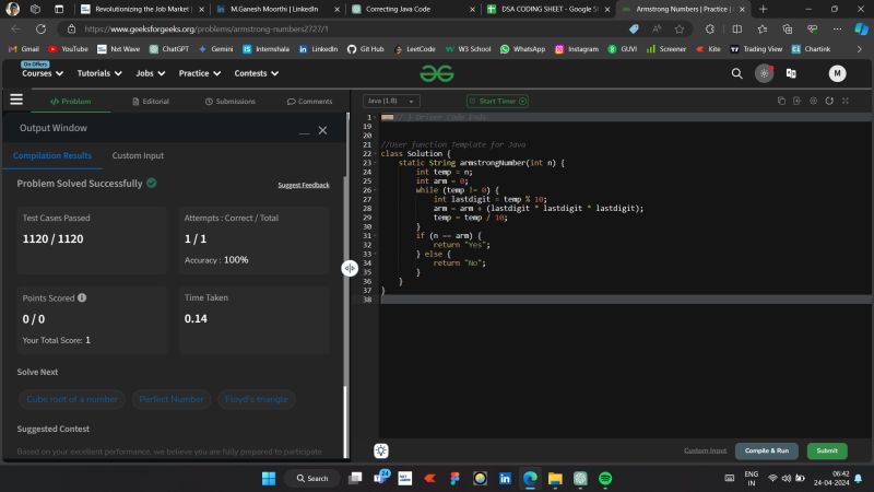 M.Ganesh Moorthi on LinkedIn: #100daysofcode #java #problemsolving # ... M.Ganesh Moorthi on LinkedIn: #100daysofcode #java #problemsolving # ...