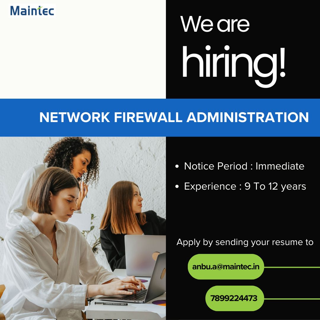 Maintec Technologies - India on LinkedIn: Network Firewall Administration Maintec Technologies - India on LinkedIn: Network Firewall Administration