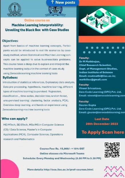 Vivek Shanker on LinkedIn: An Opportunity to deep dive in Machine ... Vivek Shanker on LinkedIn: An Opportunity to deep dive in Machine ...