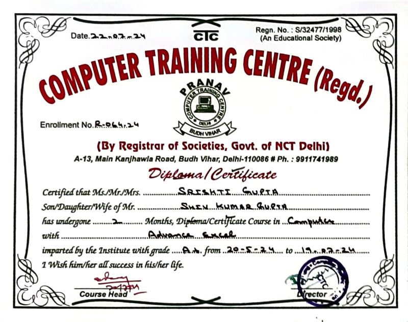 Srishti Gupta on LinkedIn: #microsoft #excel #learningjourney # ... Srishti Gupta on LinkedIn: #microsoft #excel #learningjourney # ...