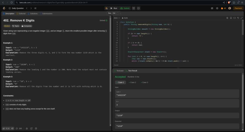 Hariprasath R on LinkedIn: #problemsolving #codingchallenge #dsa #java ... Hariprasath R on LinkedIn: #problemsolving #codingchallenge #dsa #java ...