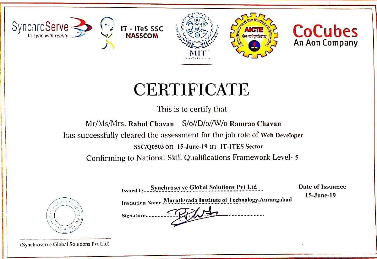 Rahul Chavan on LinkedIn: web developer Rahul Chavan on LinkedIn: web developer