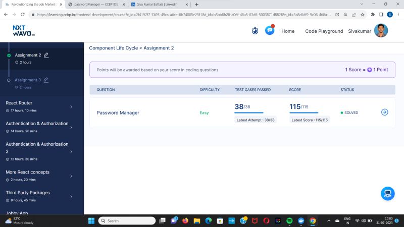 Siva Kumar Battala on LinkedIn: #day121 #reactjs #assignment #nxtwave # ... Siva Kumar Battala on LinkedIn: #day121 #reactjs #assignment #nxtwave # ...