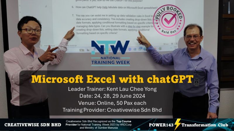 Kent Lau Chee Yong on LinkedIn: Our National Training Week program is ... Kent Lau Chee Yong on LinkedIn: Our National Training Week program is ...