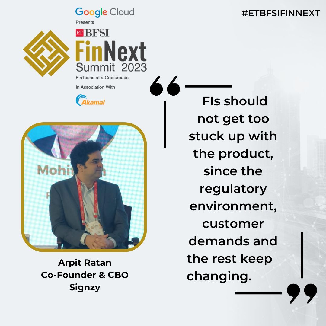 Signzy on LinkedIn: ETBFSI FinNext Signzy on LinkedIn: ETBFSI FinNext