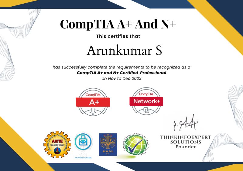 Arunkumar Sathishkumar on LinkedIn: Excited to share my recent ... Arunkumar Sathishkumar on LinkedIn: Excited to share my recent ...