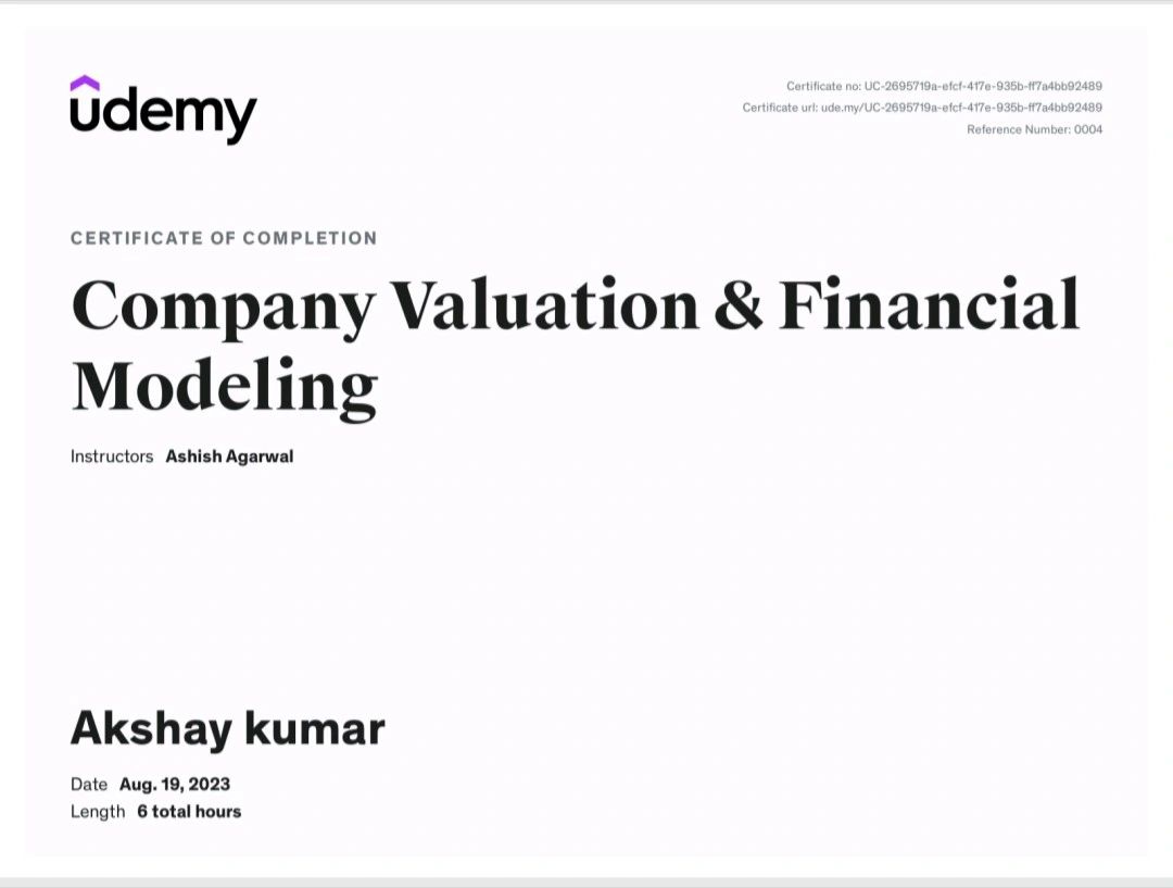 Akshay Kumar on LinkedIn: #learning #finance Akshay Kumar on LinkedIn: #learning #finance