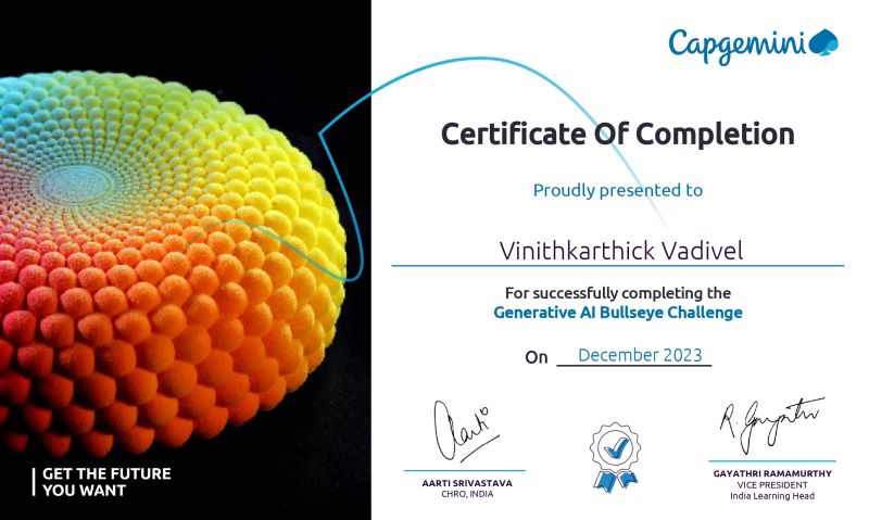 Vinithkarthick V on LinkedIn: #capgeminiindia #learningandgrowing # ... Vinithkarthick V on LinkedIn: #capgeminiindia #learningandgrowing # ...