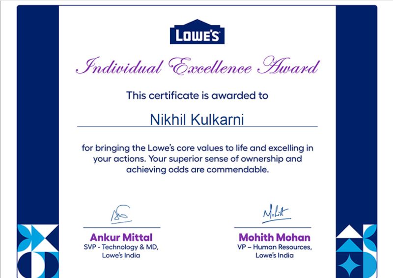 Nikhil Kulkarni on LinkedIn: #excellenceaward #gratitude #teamwork # ... Nikhil Kulkarni on LinkedIn: #excellenceaward #gratitude #teamwork # ...