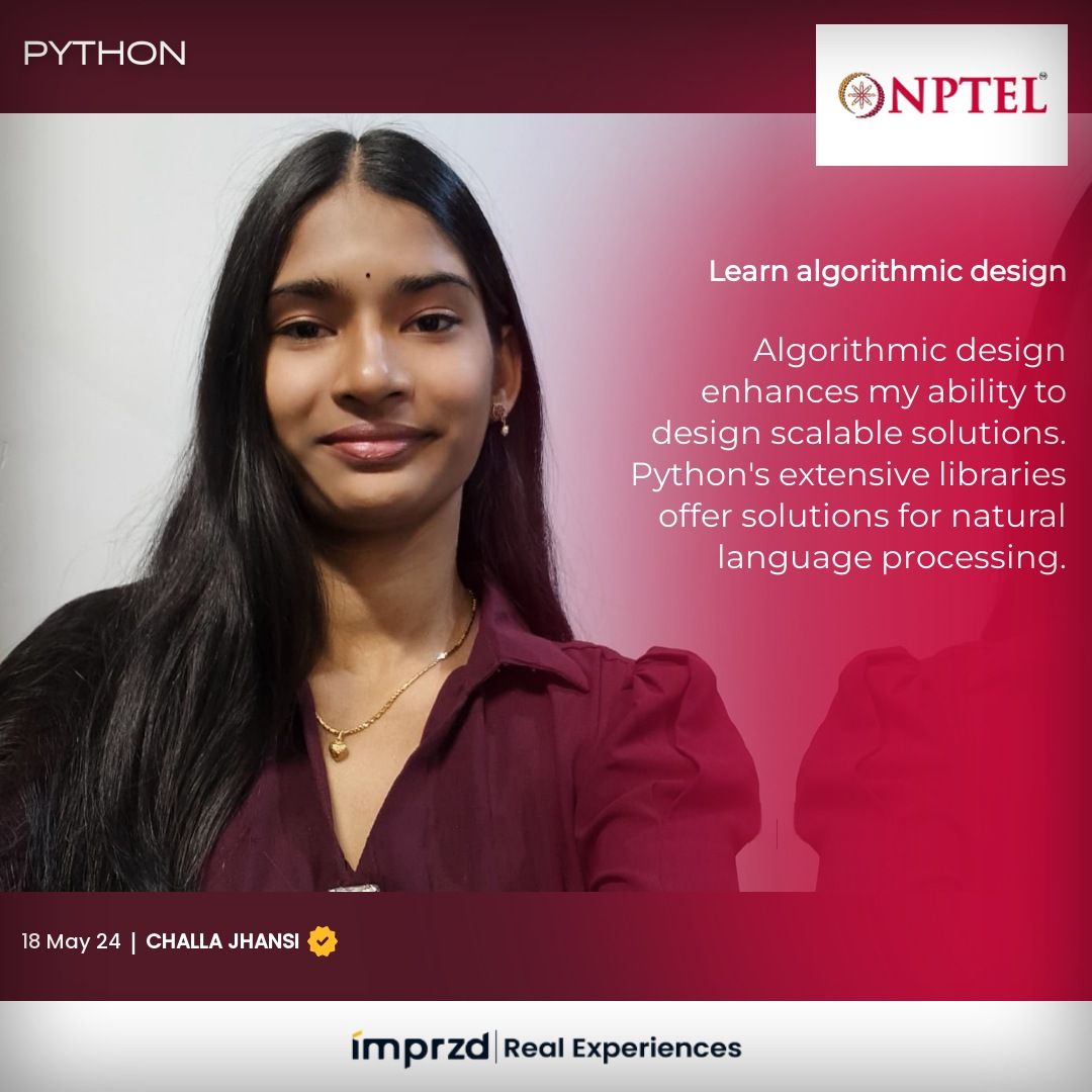 My journey with NPTEL course on My journey with NPTEL course on