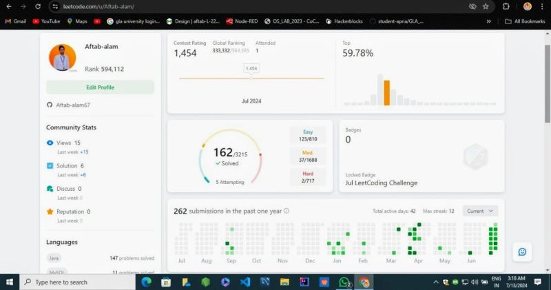 Aftab Alam on LinkedIn: #leetcode #coding #problemsolving #algorithms # ... Aftab Alam on LinkedIn: #leetcode #coding #problemsolving #algorithms # ...